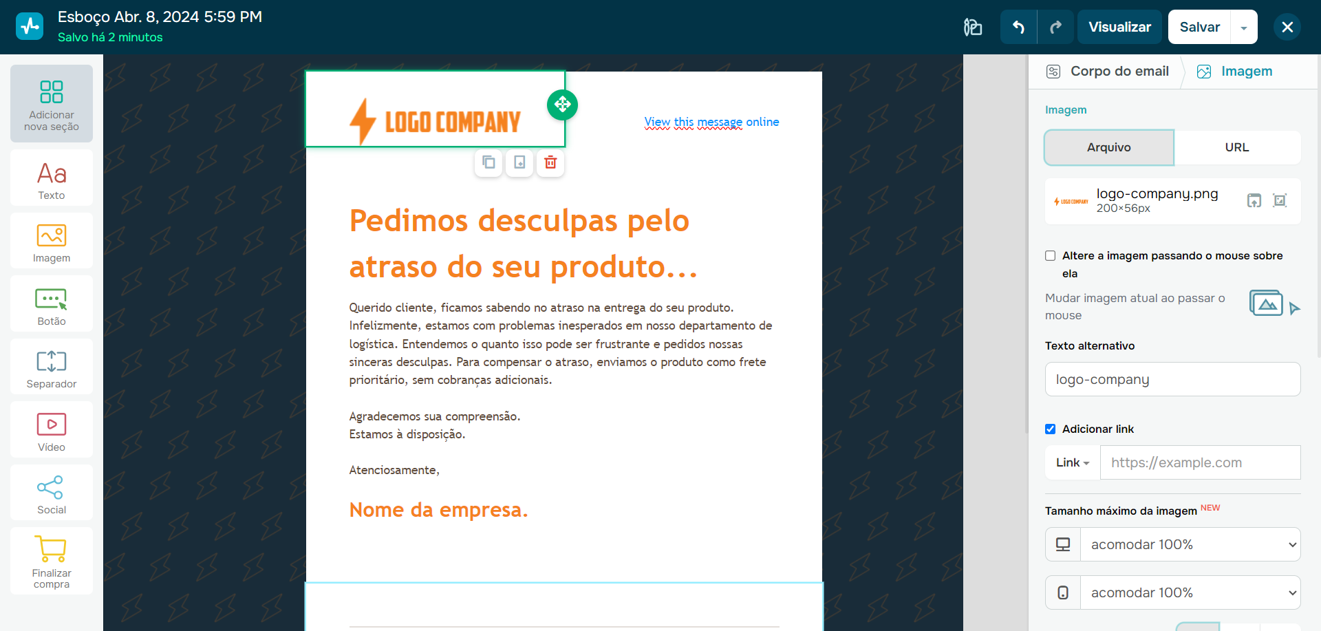 Pedido de desculpas formal para cliente: exemplos prontos de e-mail e dicas valiosas - Email and ...