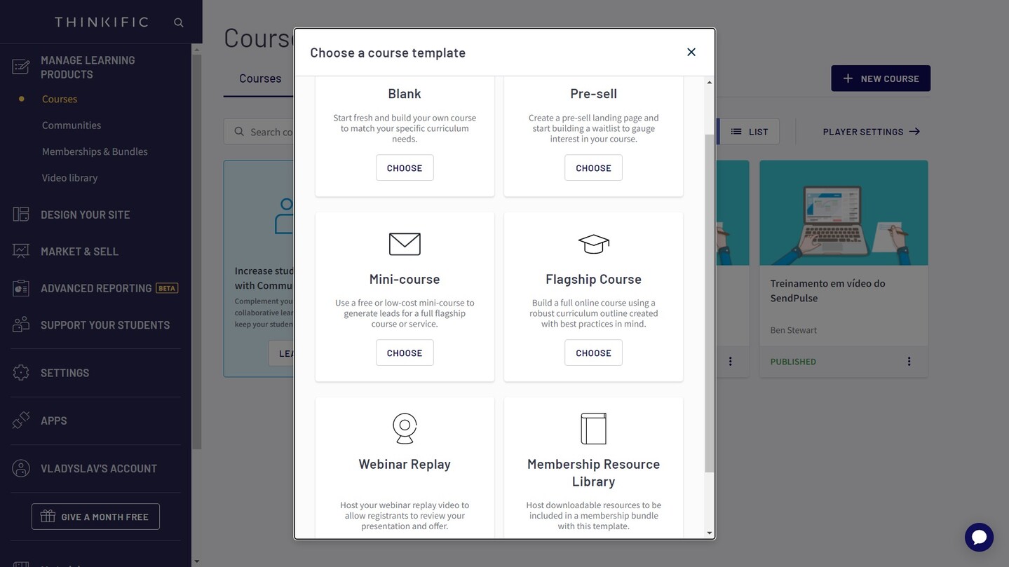 Migrating from Thinkific: How We Moved to the SendPulse Online Course ...